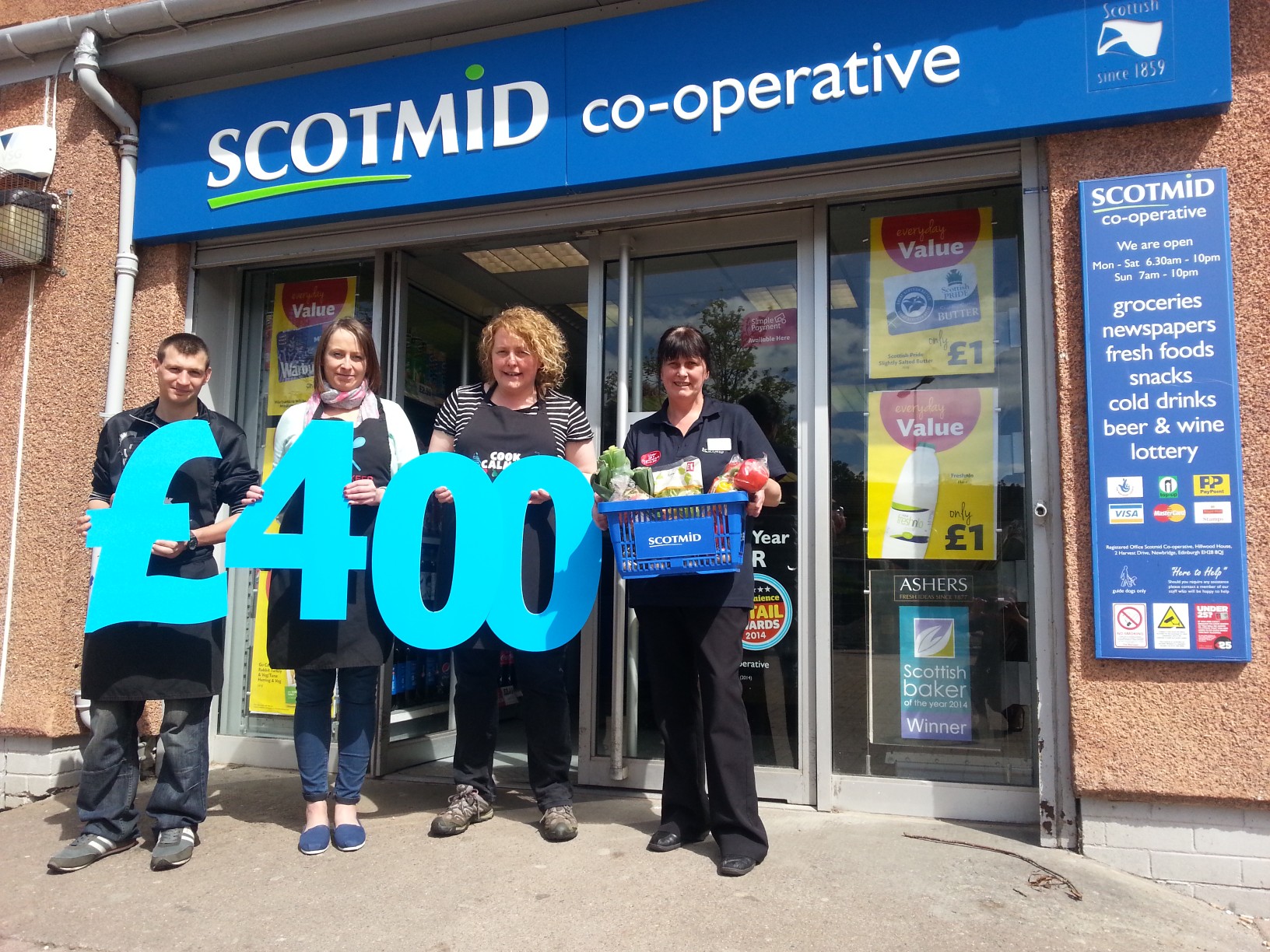 Scotmid cooks up support for The Calman Trust - Scotmid Co-operative