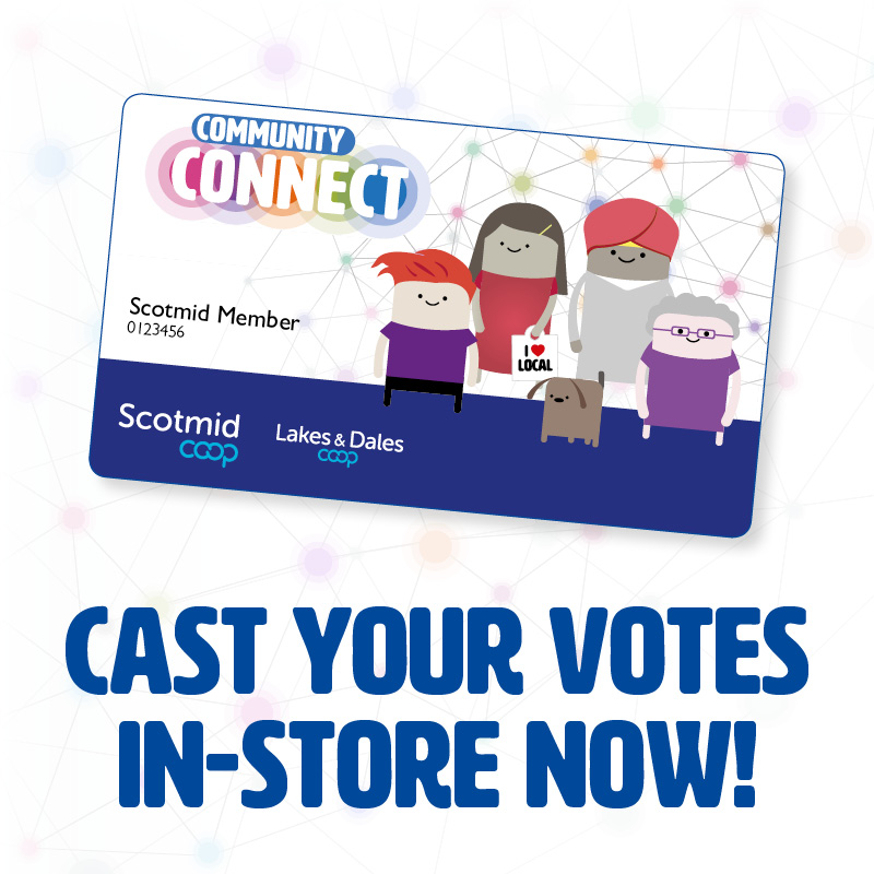 Community Connect In-store Voting | Scotmid Co-operative